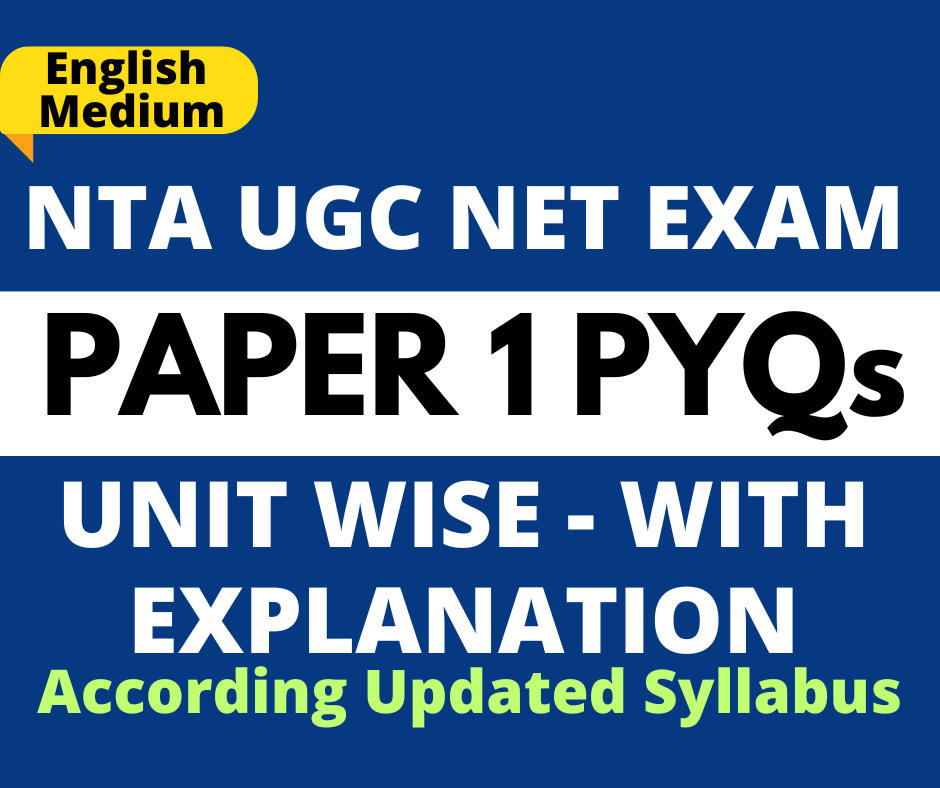 UGC NET PAPER 1 UNIT WISE MCQs - Study of Education
